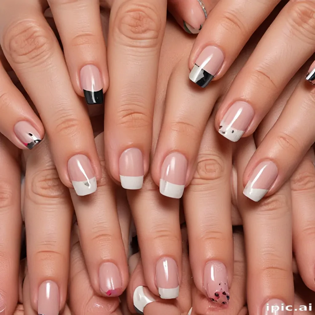 Creative and Stylish Nail Art Designs Showcased on Multiple Hands
