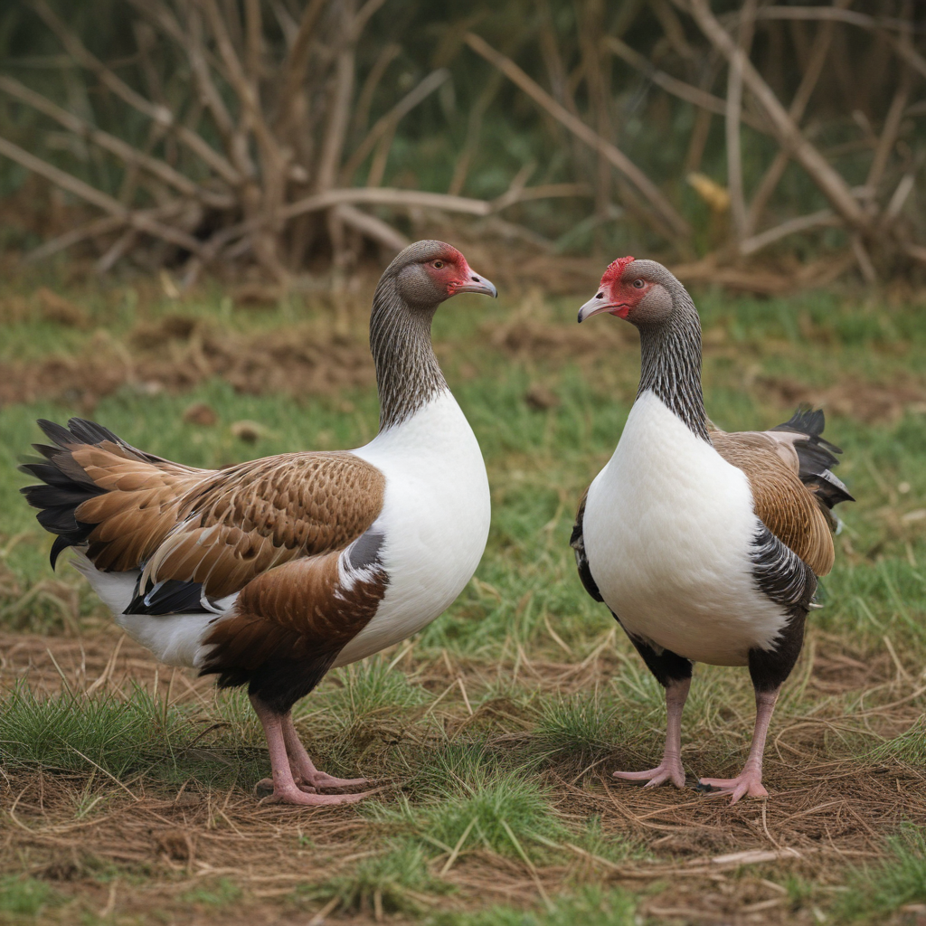 wild fowl vs domestic fowl