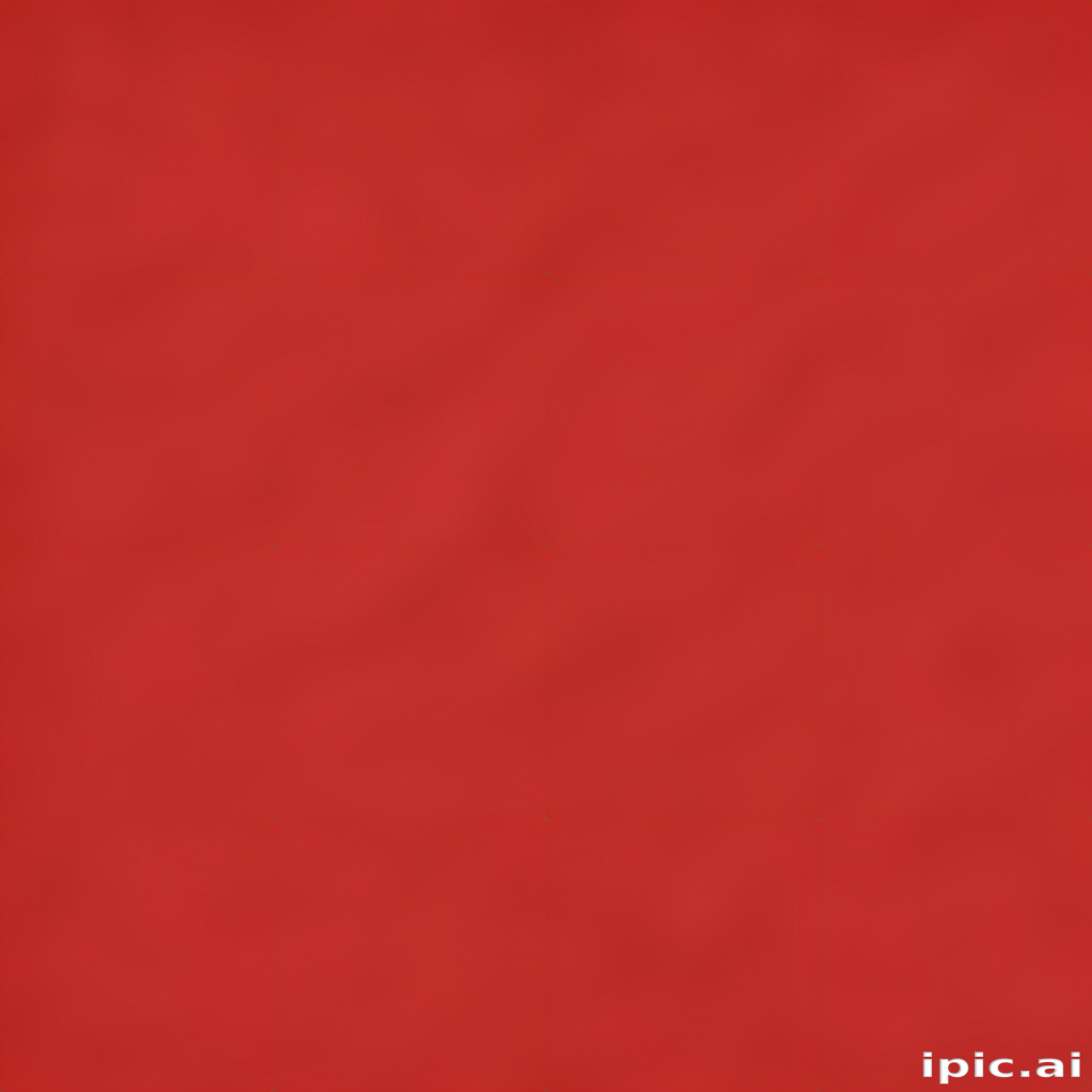 Vibrant Red Background with Subtle Texture for Creative Design Purposes.