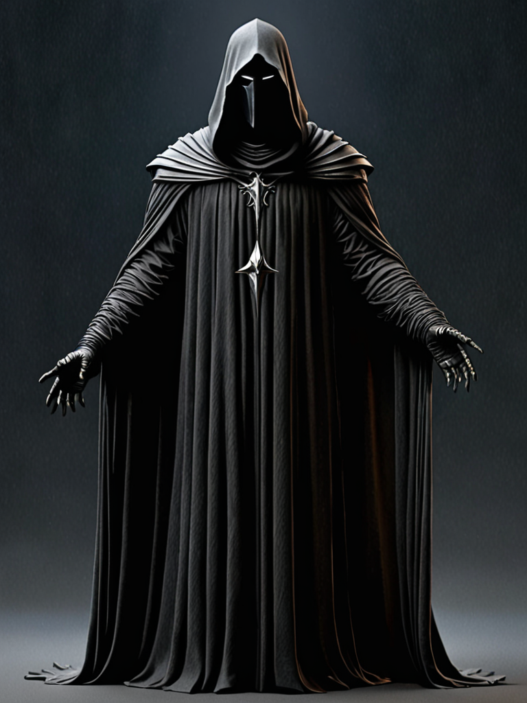 Screen realistic rendering of a ringwraith