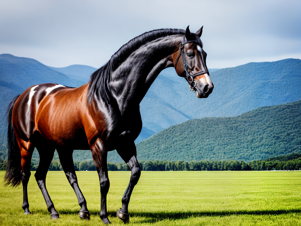 Black Alien Horse in alien World