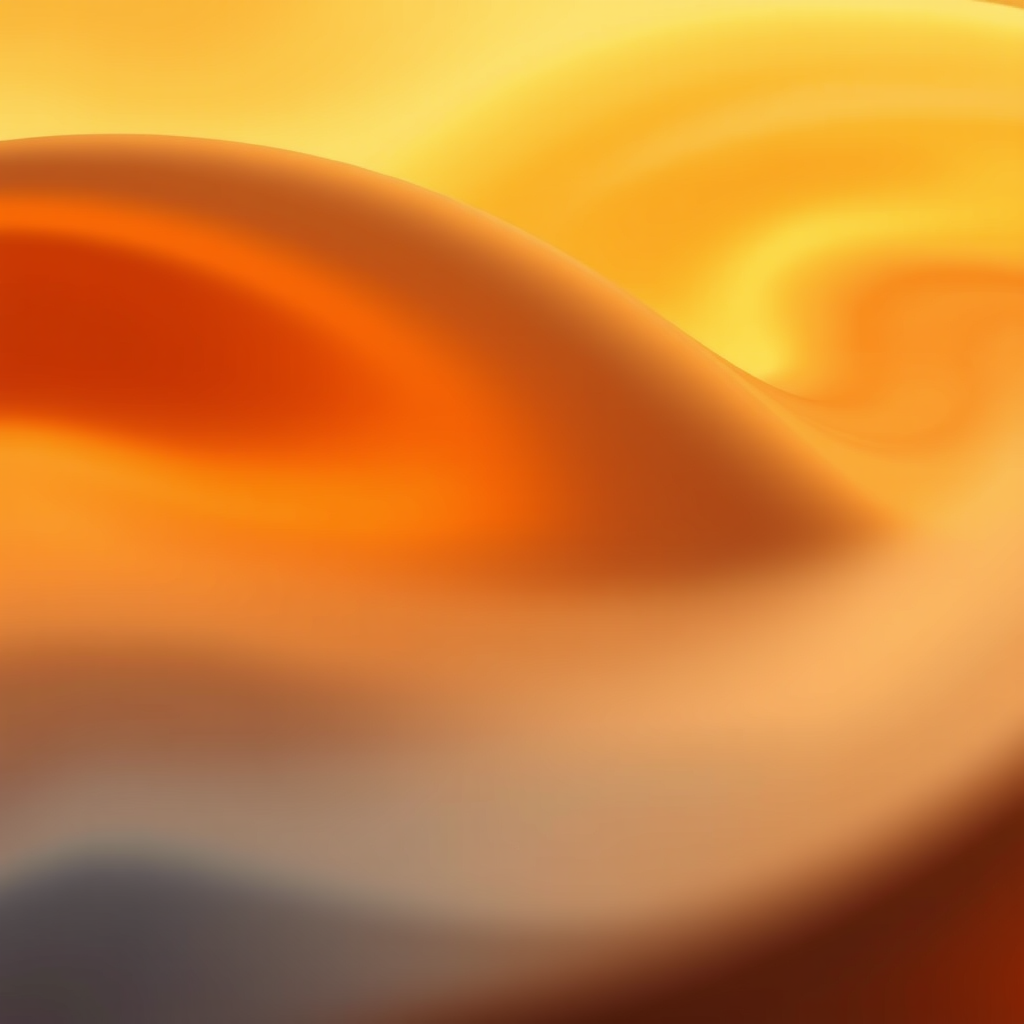 Create a smooth, flowing abstract background with gradients of golden ...
