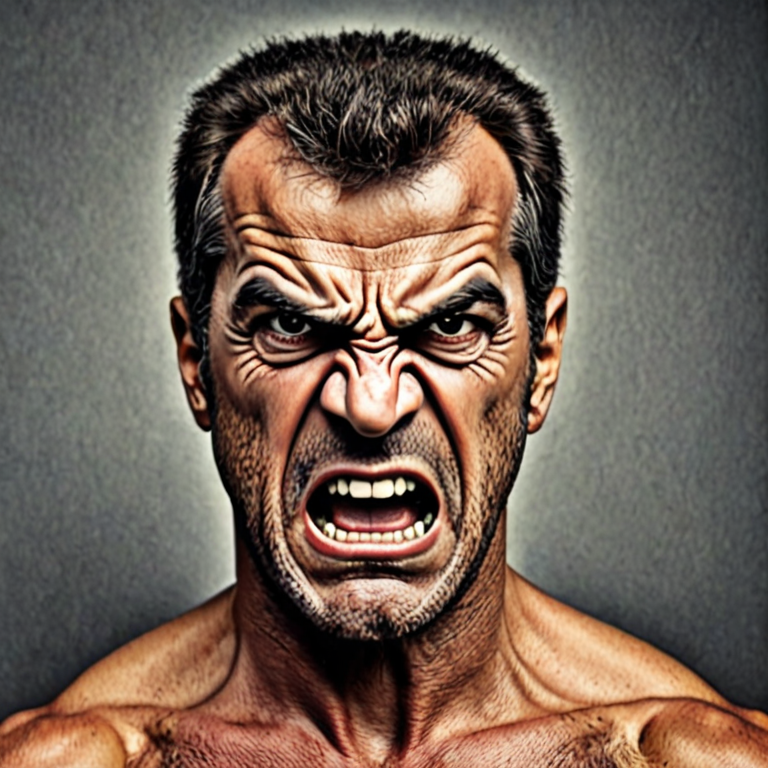 angry angry man