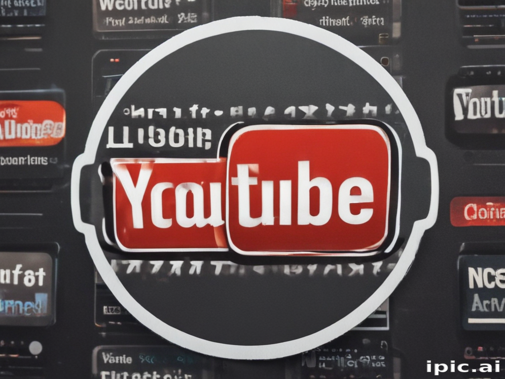 Creative Logo Design Featuring YouTube's Iconic Branding and Modern ...