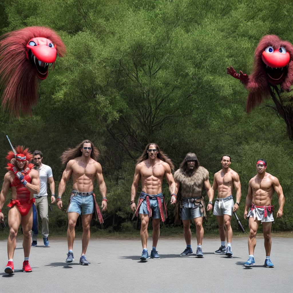 goro, sqoug, and cavemen party