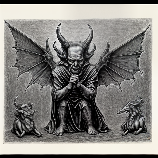 Draw me a picture of the devil