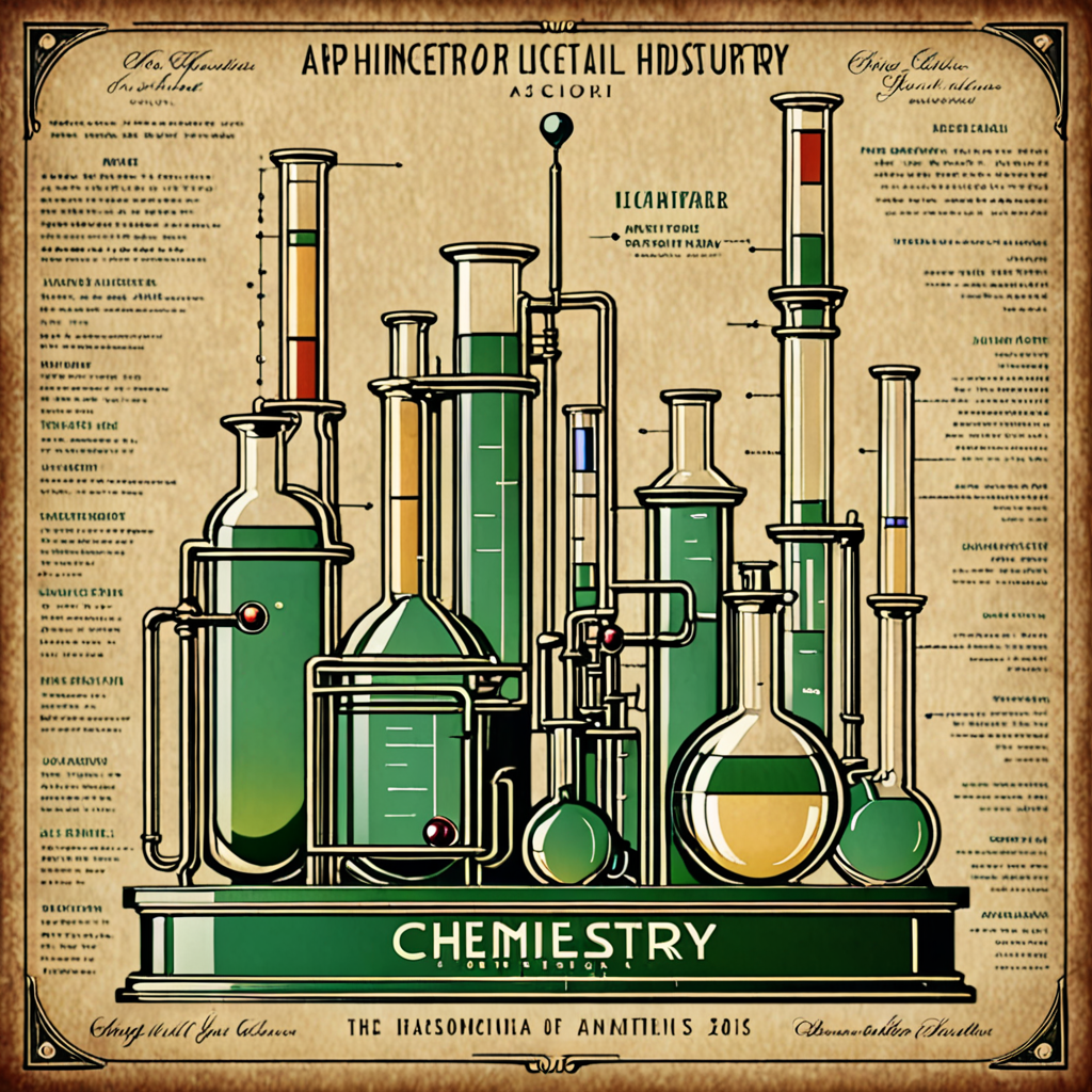 art deco chemistry industry science