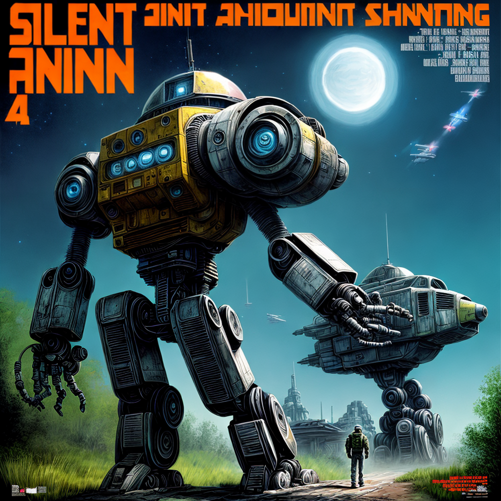 silent running robot sci fi movie poster art