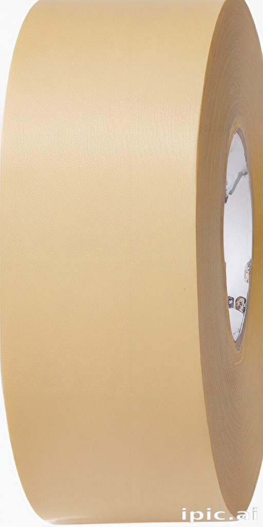 Roll of Light Beige Adhesive Tape for Various Craft and Repair Projects