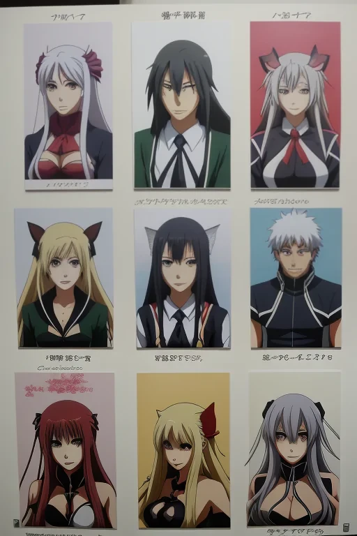 Collection of Diverse Anime Characters Showcasing Unique Styles and ...