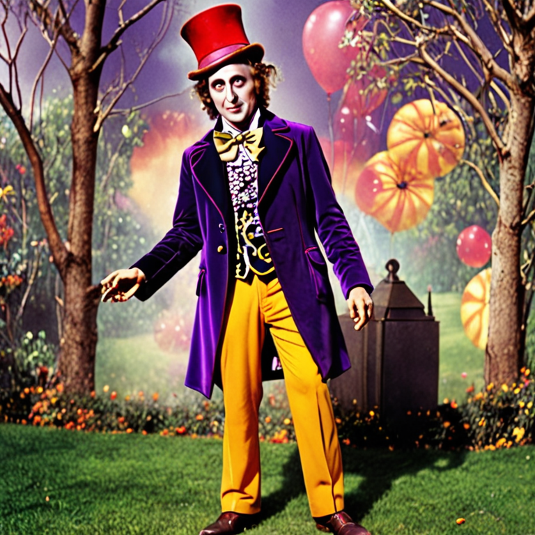 Willy wonka full body scary