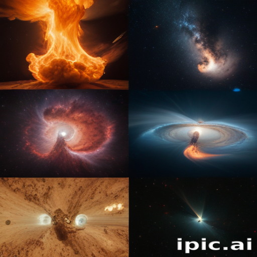 Stunning Cosmic Phenomena: Explosions, Black Holes, and Galactic ...