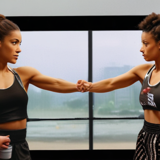 Letitia Wright as Female boxer Ramla Ali