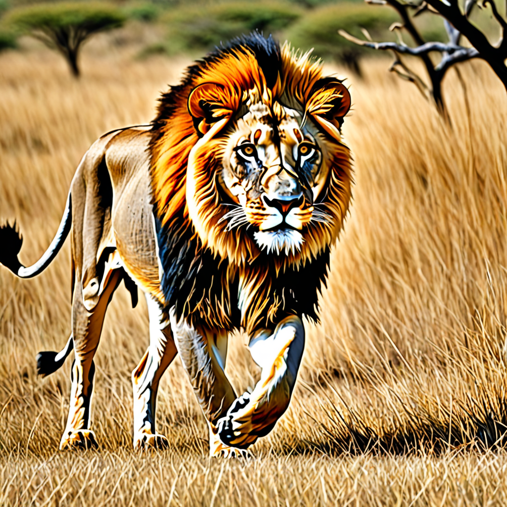 Gray-scale bitmap for cnc Router engraving of a lion in Kilimanjaro ...