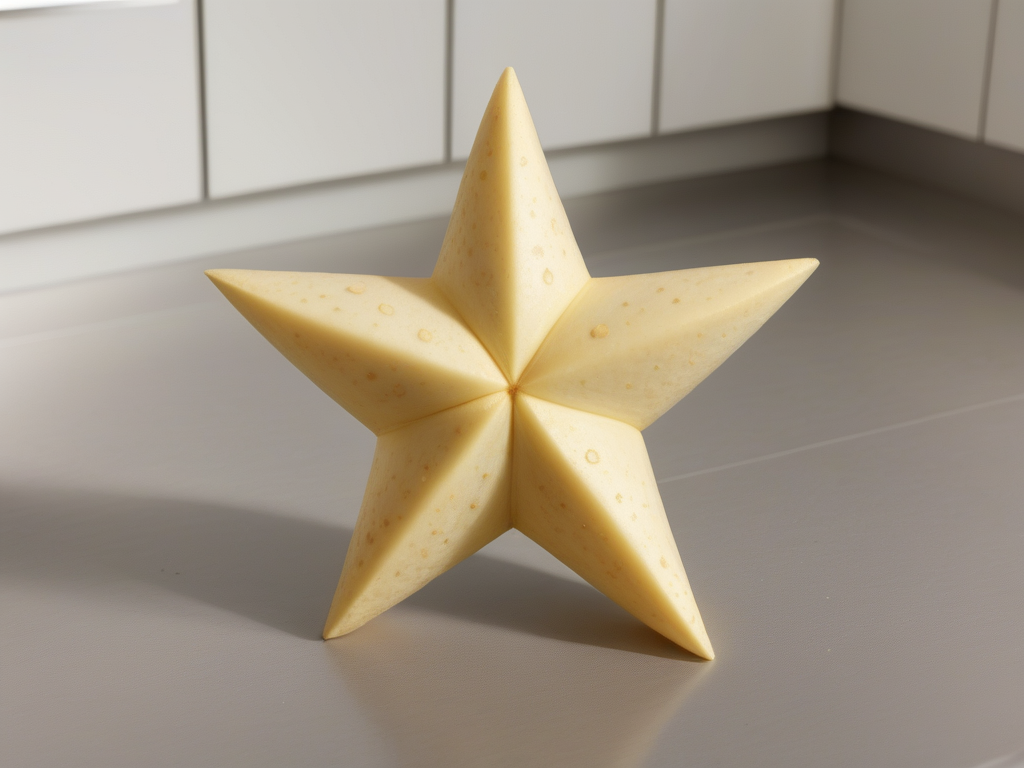 Delightful Star-Shaped Cheese Sculpture Perfect for Festive Gatherings ...