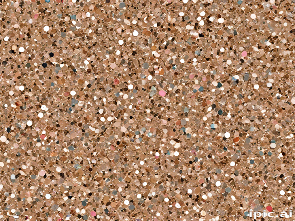 A Shimmering Background of Sparkling Rose Gold Glitter for Creative ...