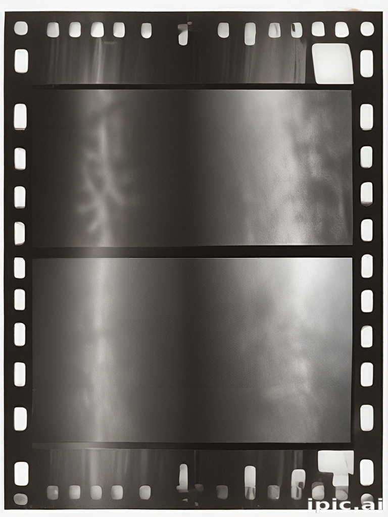 An Empty Film Strip Highlighting the Beauty of Minimalist Photography