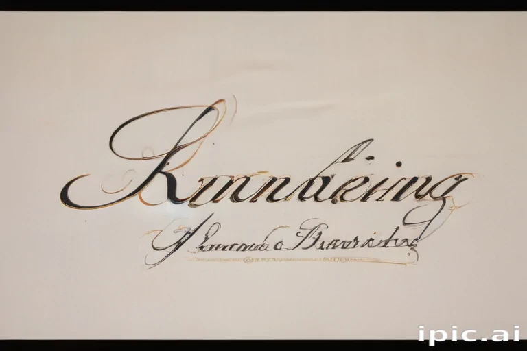 Elegant Script Displaying the Word 'Remembering' in Artistic ...