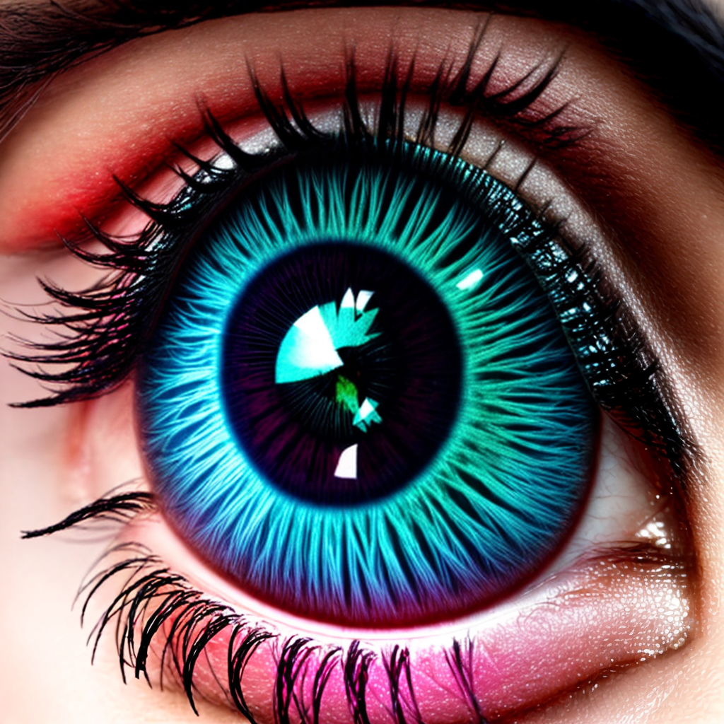 high quality eye closeup