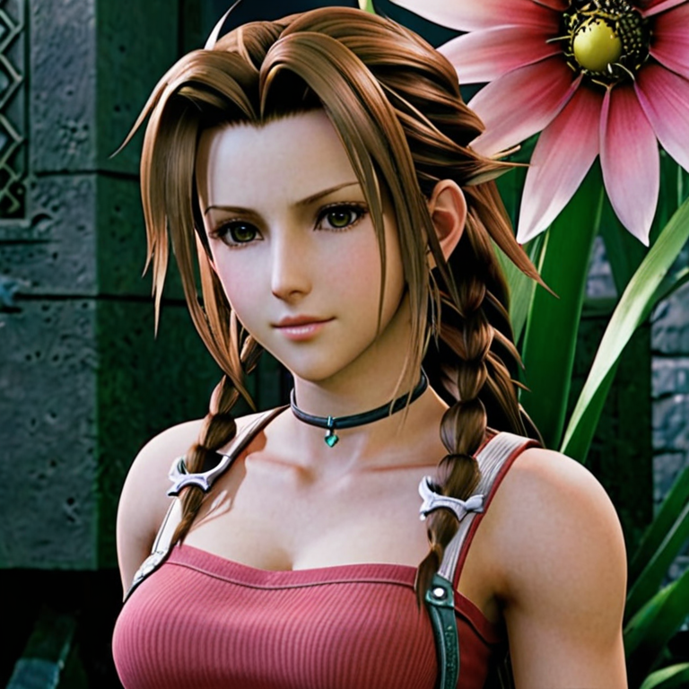 Aerith Gainsborough in Final Fantasy VII