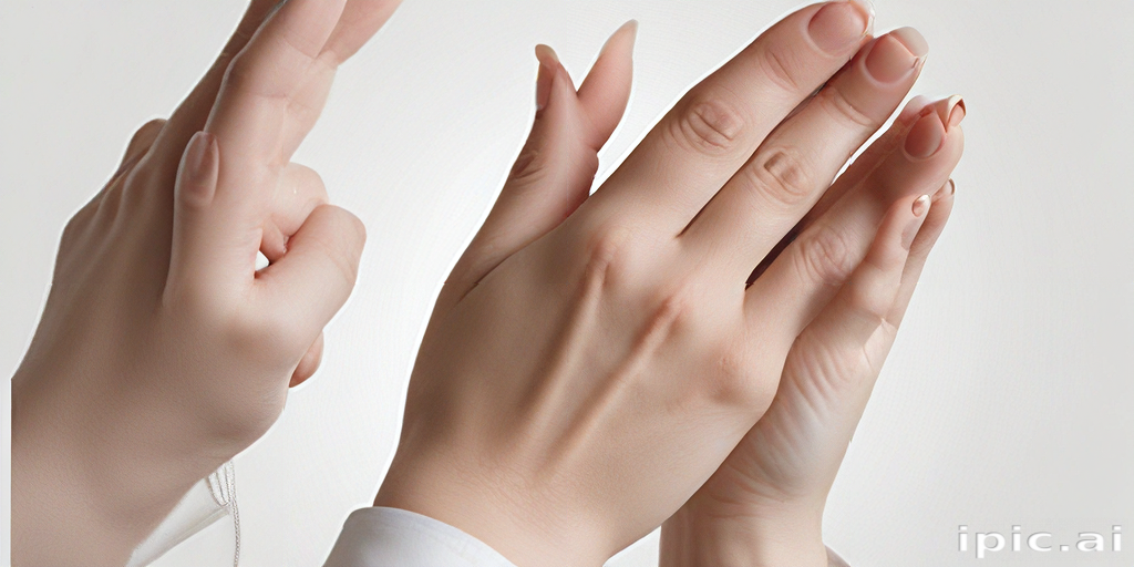 Elegant Hands in Motion: A Display of Graceful Gestures and Touch