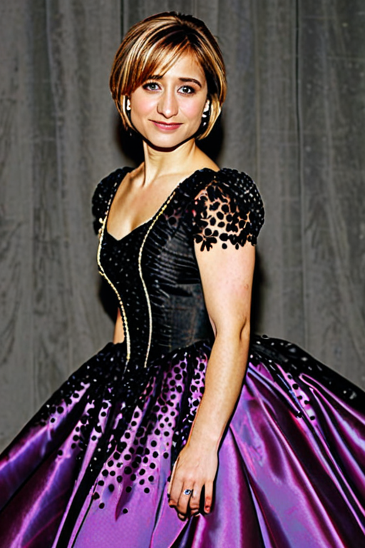 allison mack full body (no extra limbs), background masquerade ball