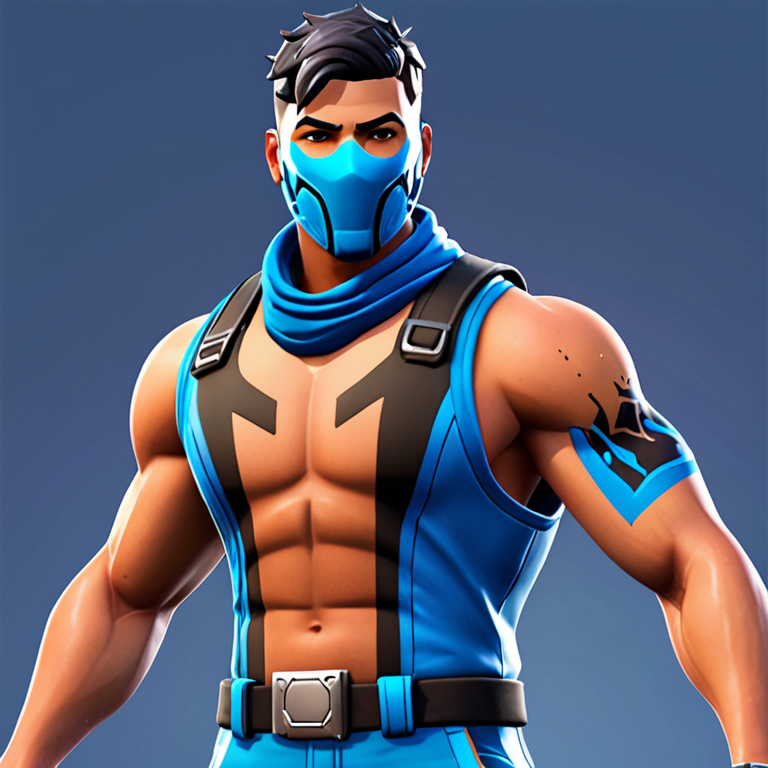 Blue Fortnite skin
