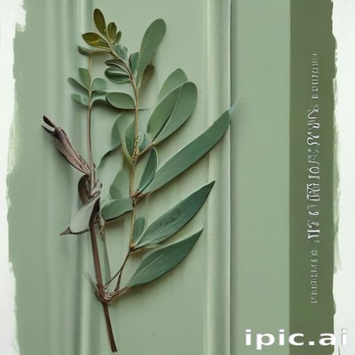 Delicate Green Leaves Displayed on a Soft, Earthy Background