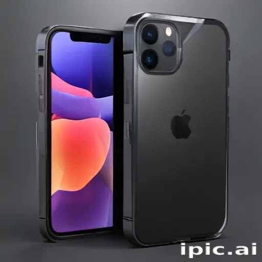 Stylish and Modern Smartphone Case Showcasing the Latest Apple iPhone ...