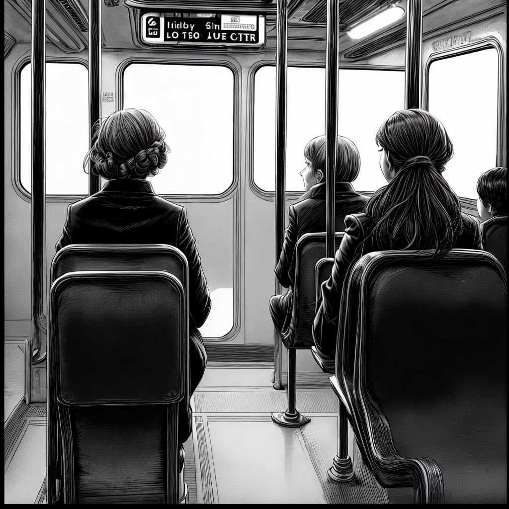 A lonely OPERA CONDUCTOR IN FRONT OF HIM SITS A GIRL WHO PLAYS THE ...