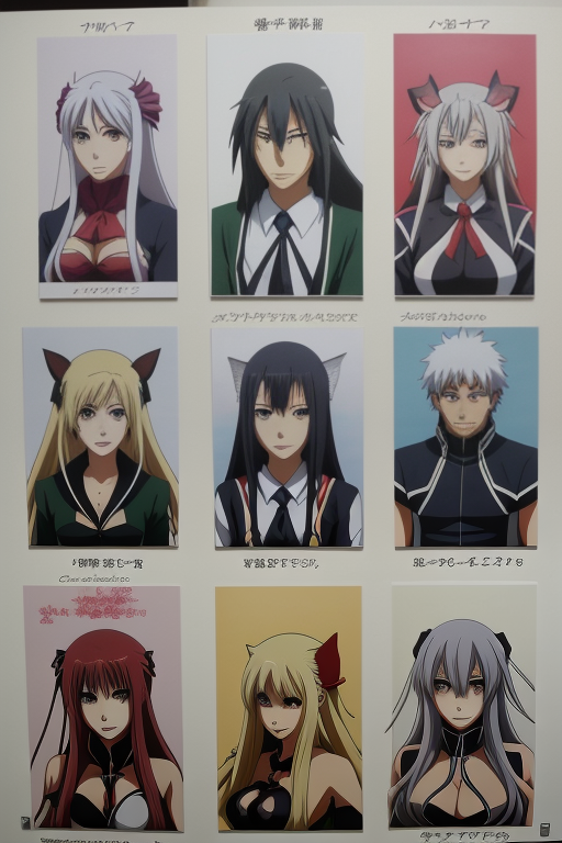 Collection of Diverse Anime Characters Showcasing Unique Styles and ...