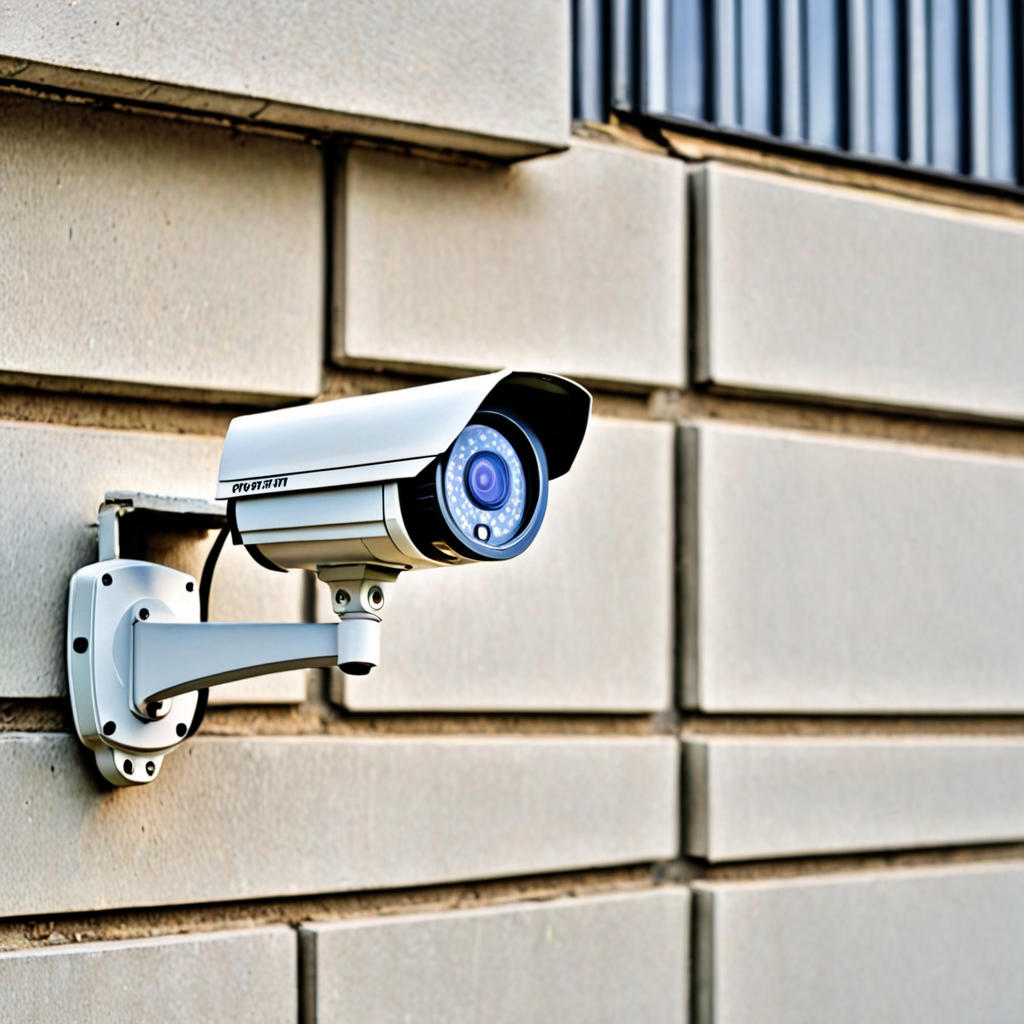 Create photo a people watching CCTV