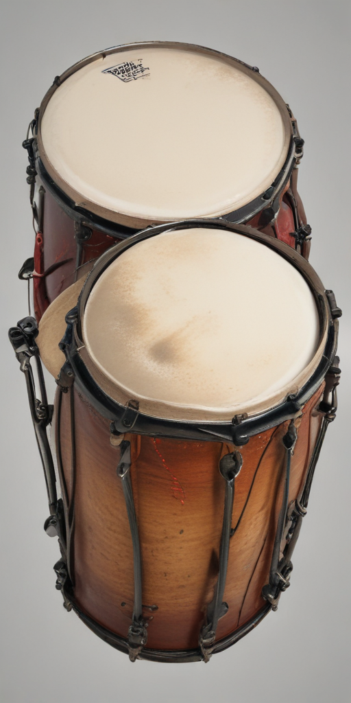 Pair of Traditional Conga Drums Ready for a Rhythmic Performance Session