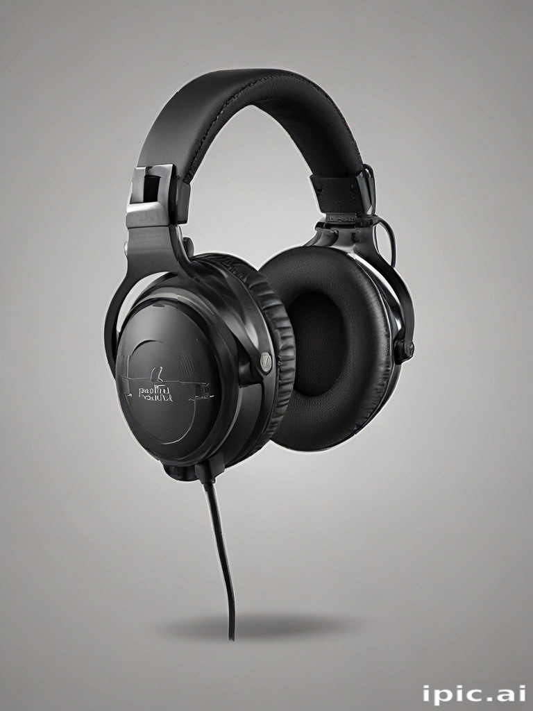 High-Quality Black Headphones Designed for Superior Sound Experience ...