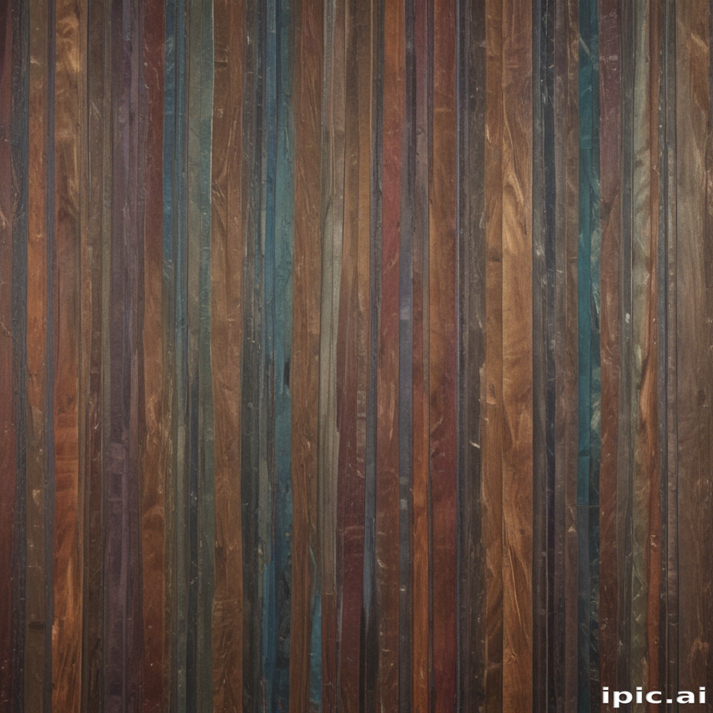 Textured Wooden Wall Panels in Rich Earthy Tones and Colors