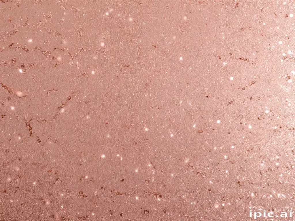 Soft Rose Gold Texture with Shimmering Sparkles and Subtle Patterns