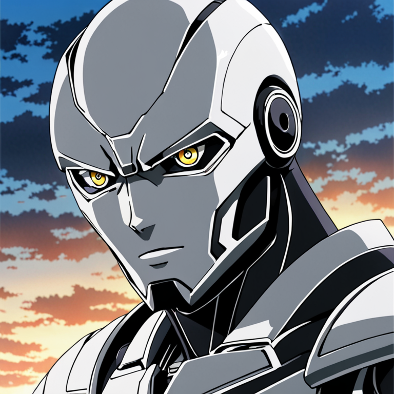time humanoid in anime