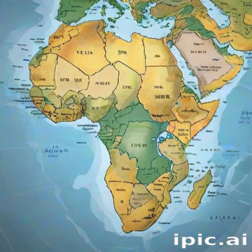 Detailed Political Map of Africa Highlighting Countries, Capitals, and ...