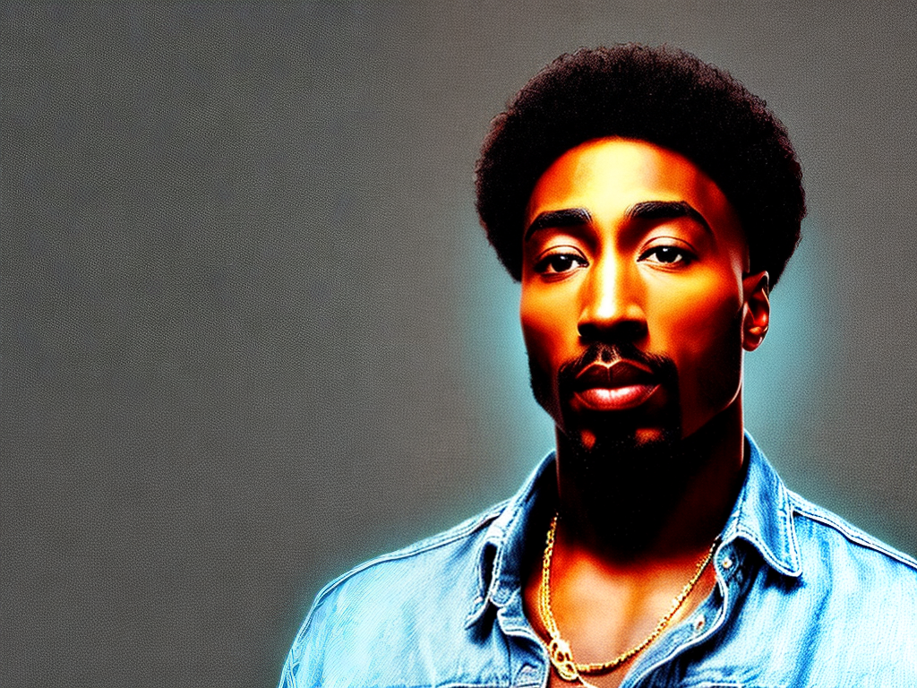 tUPAC WITH A BEARD