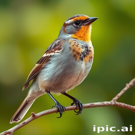 A Colorful Bird Perched Gracefully on a Branch in Nature's Beauty.