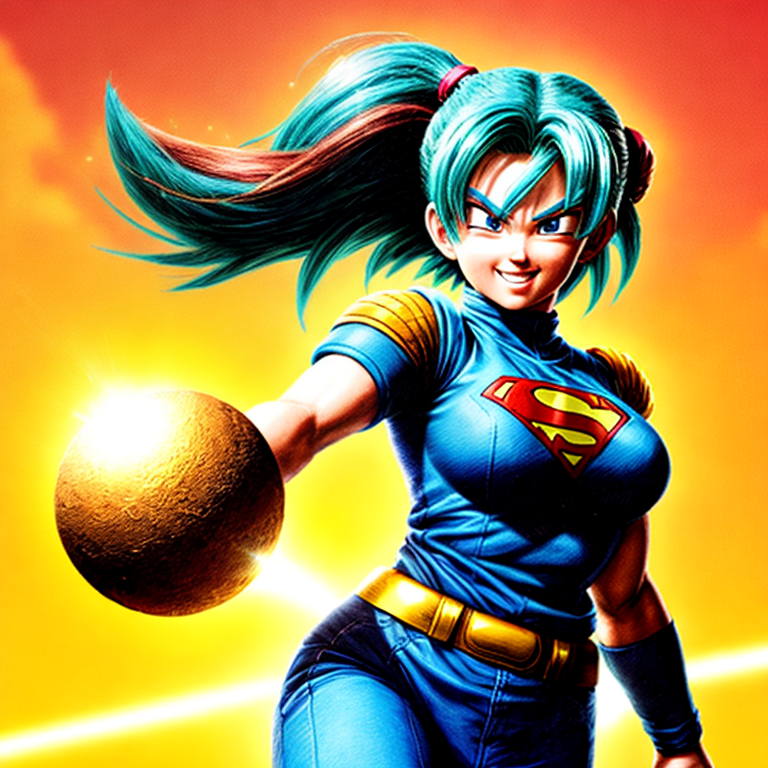 bulma with super powers
