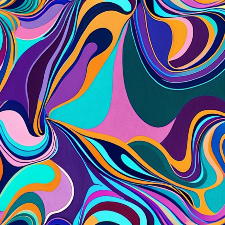 pastel colors, abstract, vibrant colors patterns, rich palette of ...
