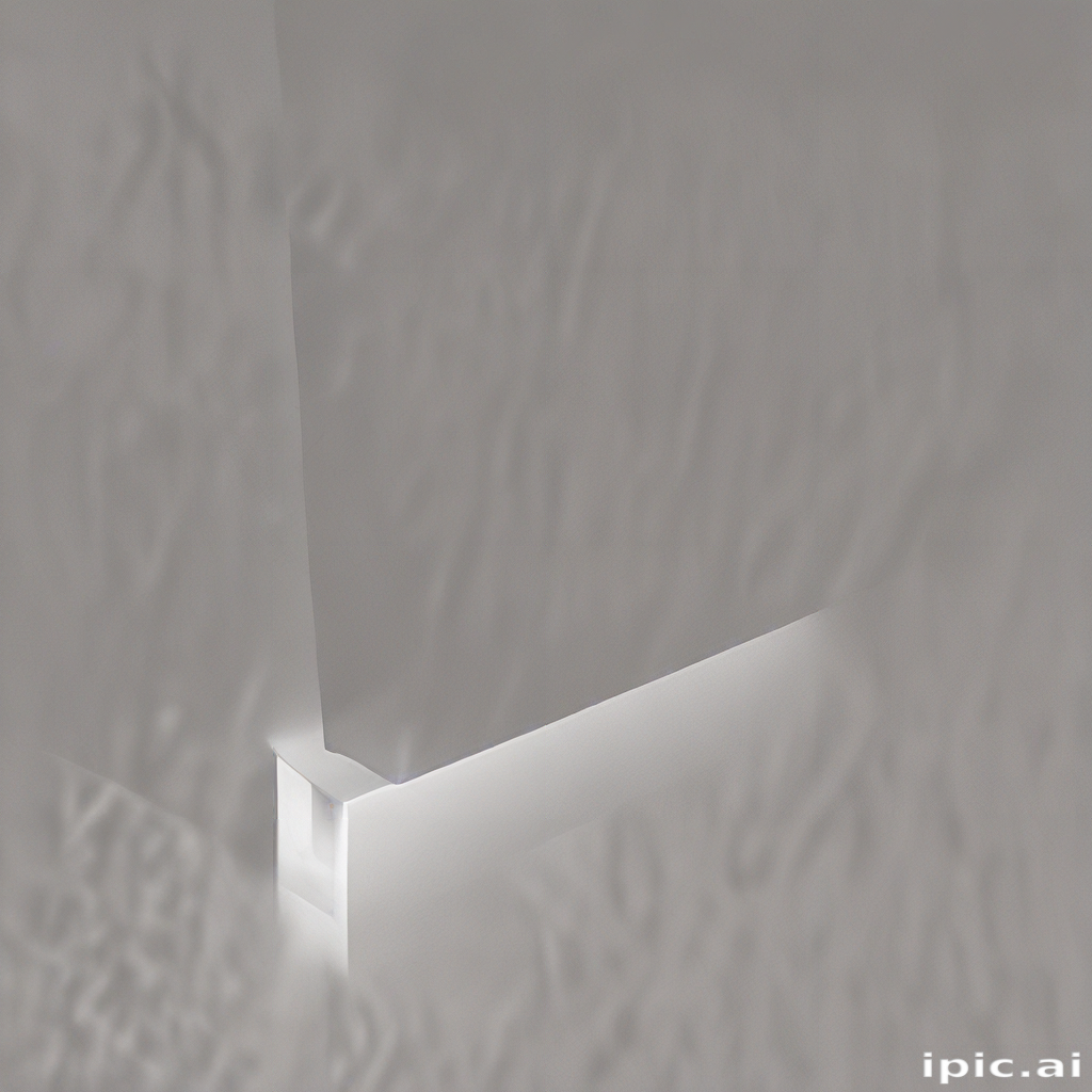 Softly Glowing Corner of a Minimalist Room with Subtle Lighting Effects