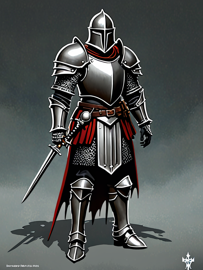 Necromancer knight armoured