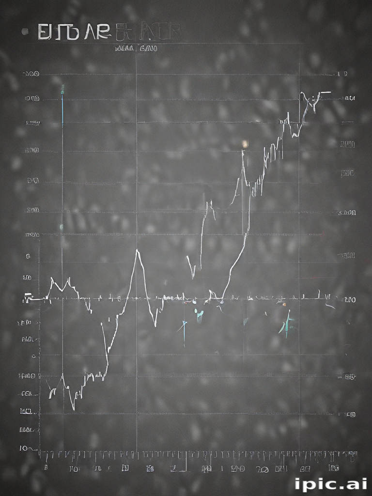 Graph Depicting Fluctuations and Trends Over Time in Data Visualization