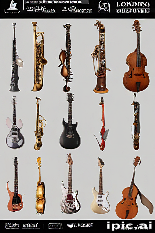 A Creative Display of Unique Musical Instruments from Various Genres ...