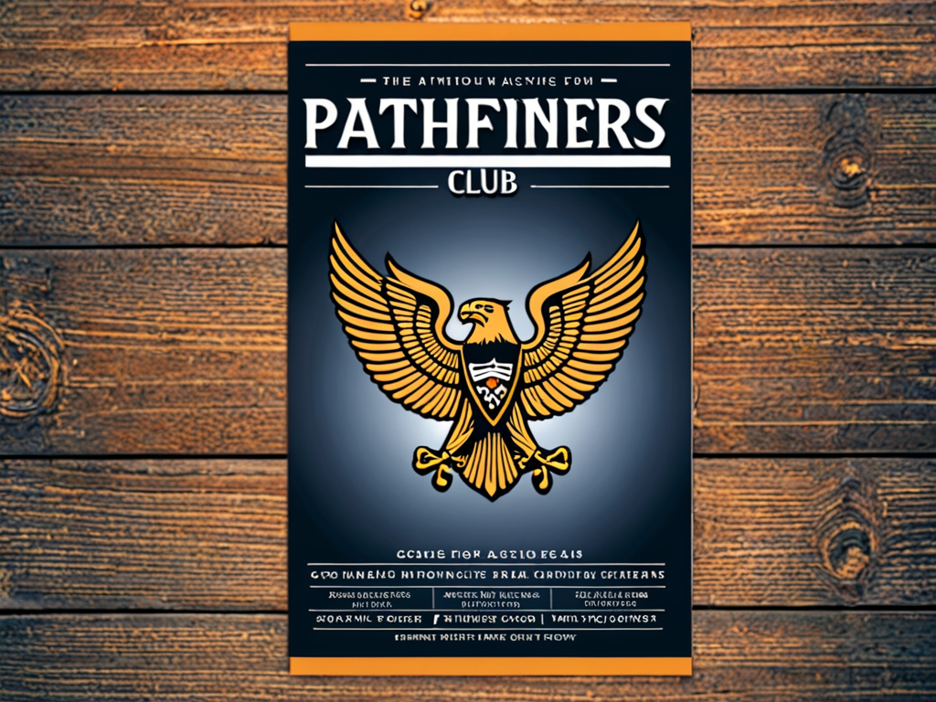create a magazine cover for the Pathfinders club
