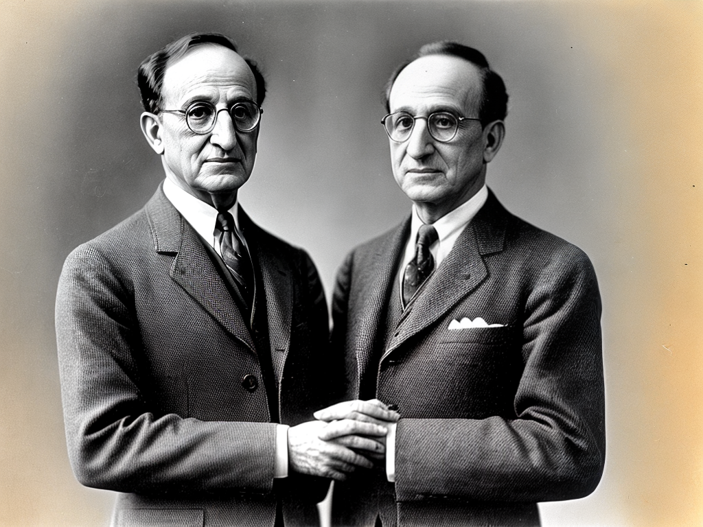 Colored image of Murray N. Rothbard at age of 30