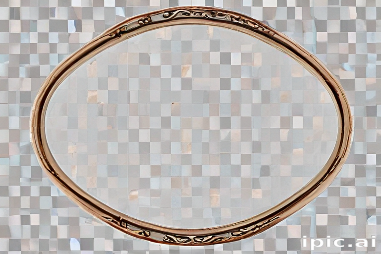 Intricate Circular Design of a Decorative Ring Against a Shimmering ...