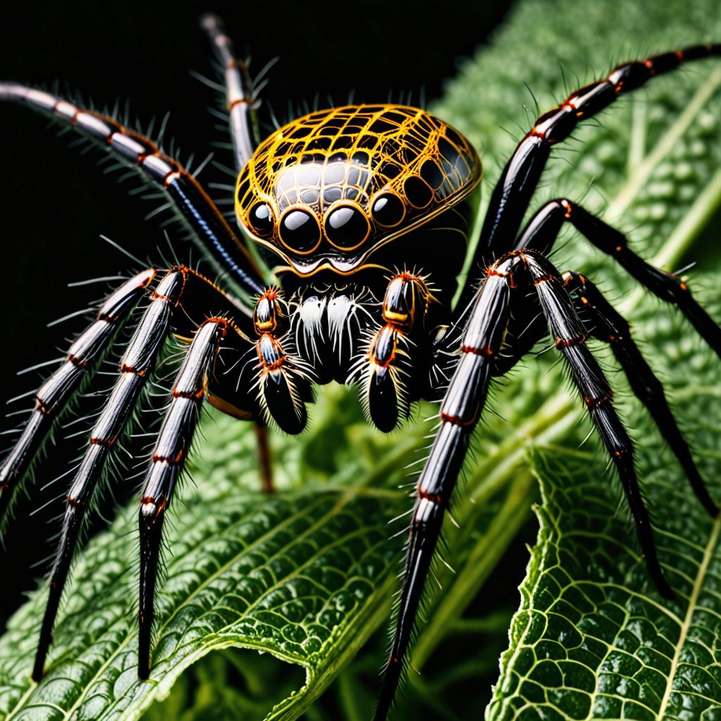 a spider, high on weed, H.R. Giger style, high res